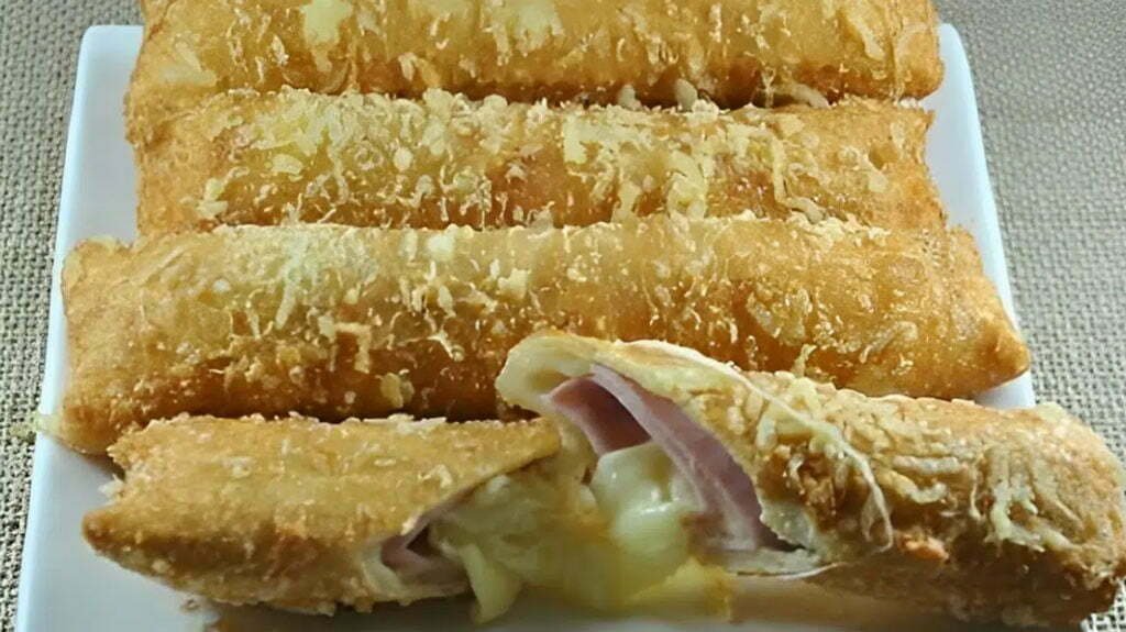 Enroladinho De Presunto E Queijo Na Airfryer Esse Lanche Fica Incrível